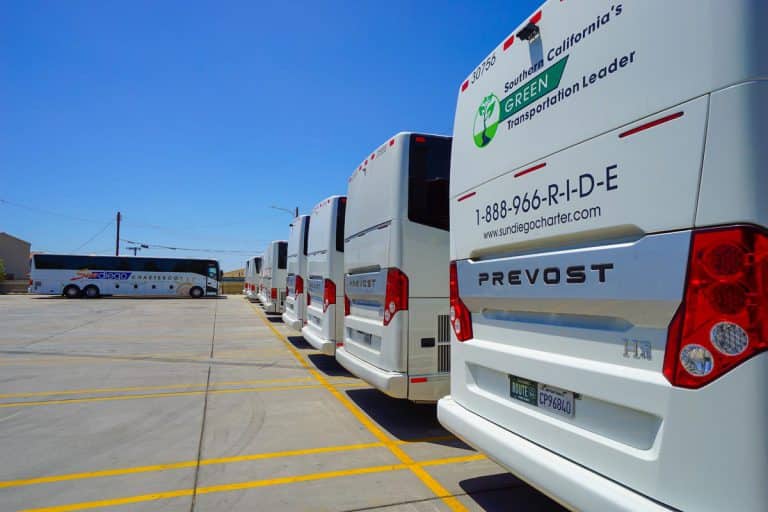 Charter Bus Fleet | Luxury Coach Charter | Sun Diego - Sun Express